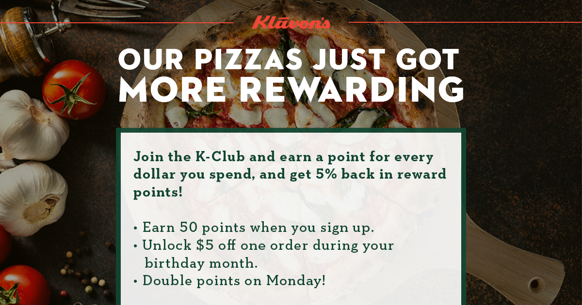 Join The K-Club - Klavon's